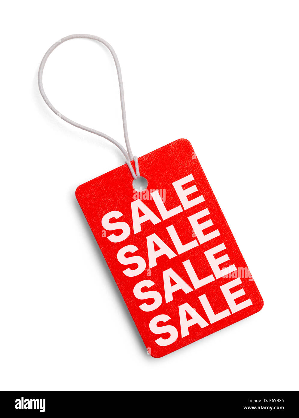 Green Sales Tag Isolated on White Background Stock Photo - Alamy