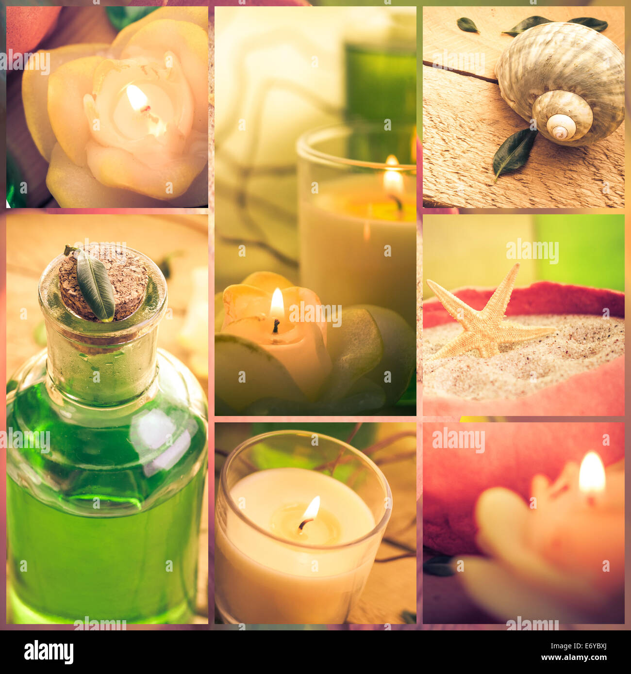 Wellness collage hi-res stock photography and images - Alamy