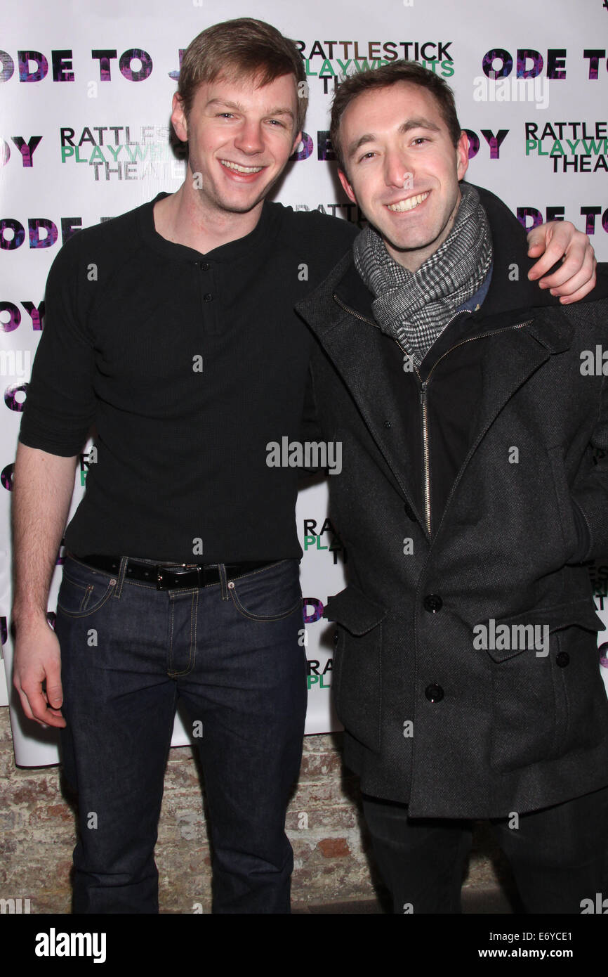 Opening Night of the play "Ode To Joy" at the Cherry Lane Theatre ...