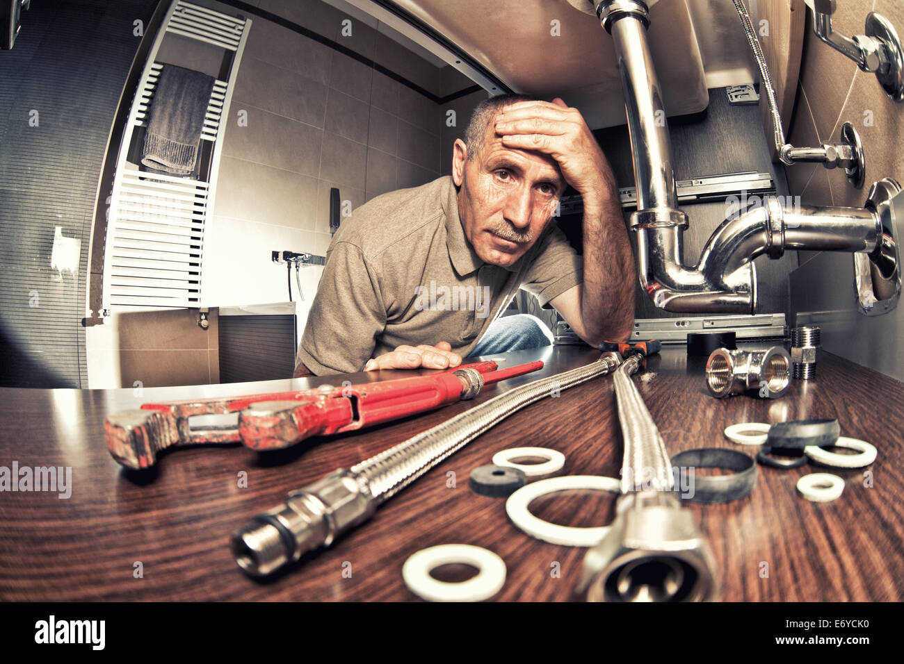 Plumber people hi-res stock photography and images - Alamy