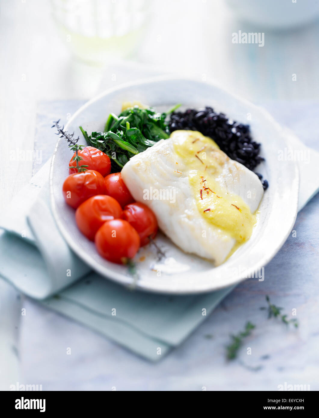 Fish with saffron hi-res stock photography and images - Alamy