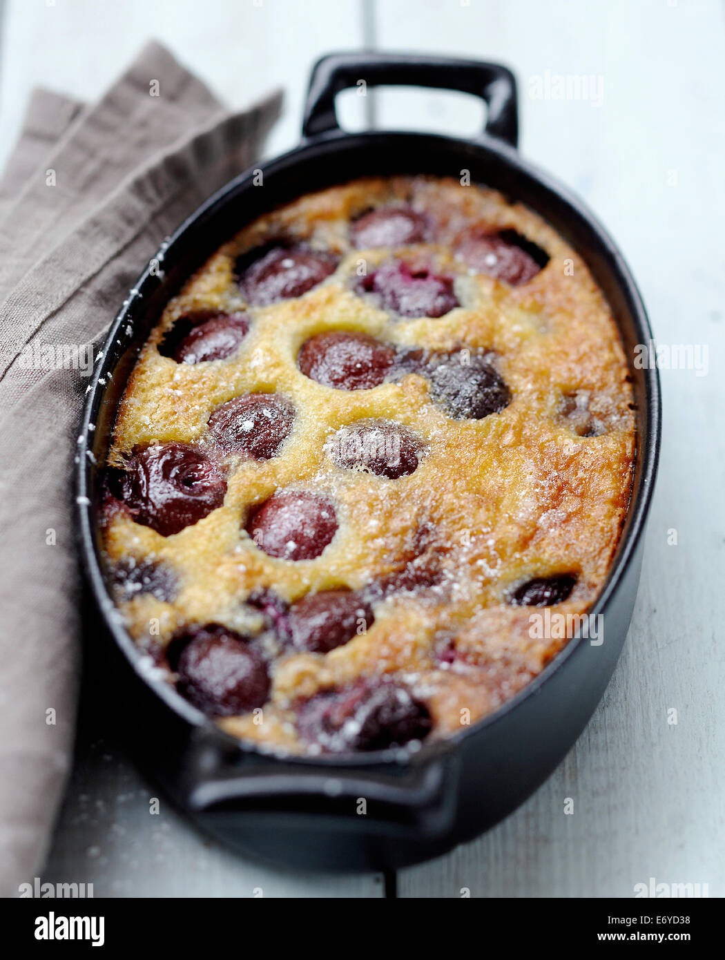 Cherry clafoutis batter pudding hi-res stock photography and images - Alamy