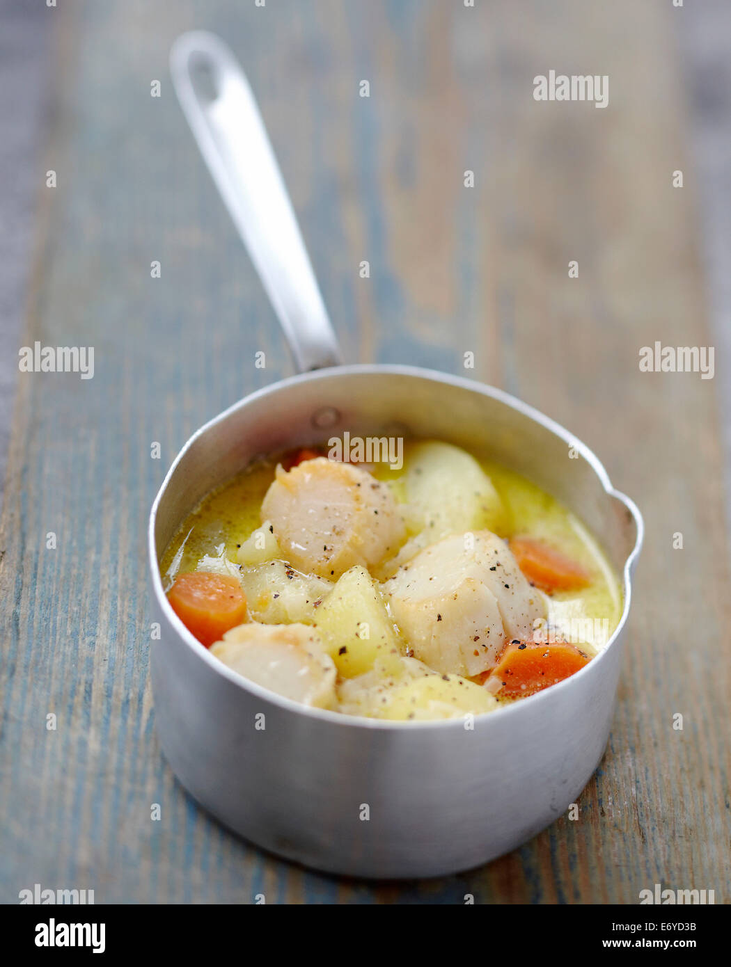 Scallop stew from The Somme Bay Stock Photo - Alamy