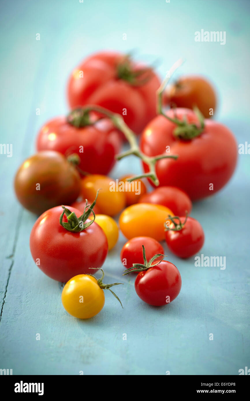 Assorted tomatoes hi-res stock photography and images - Alamy