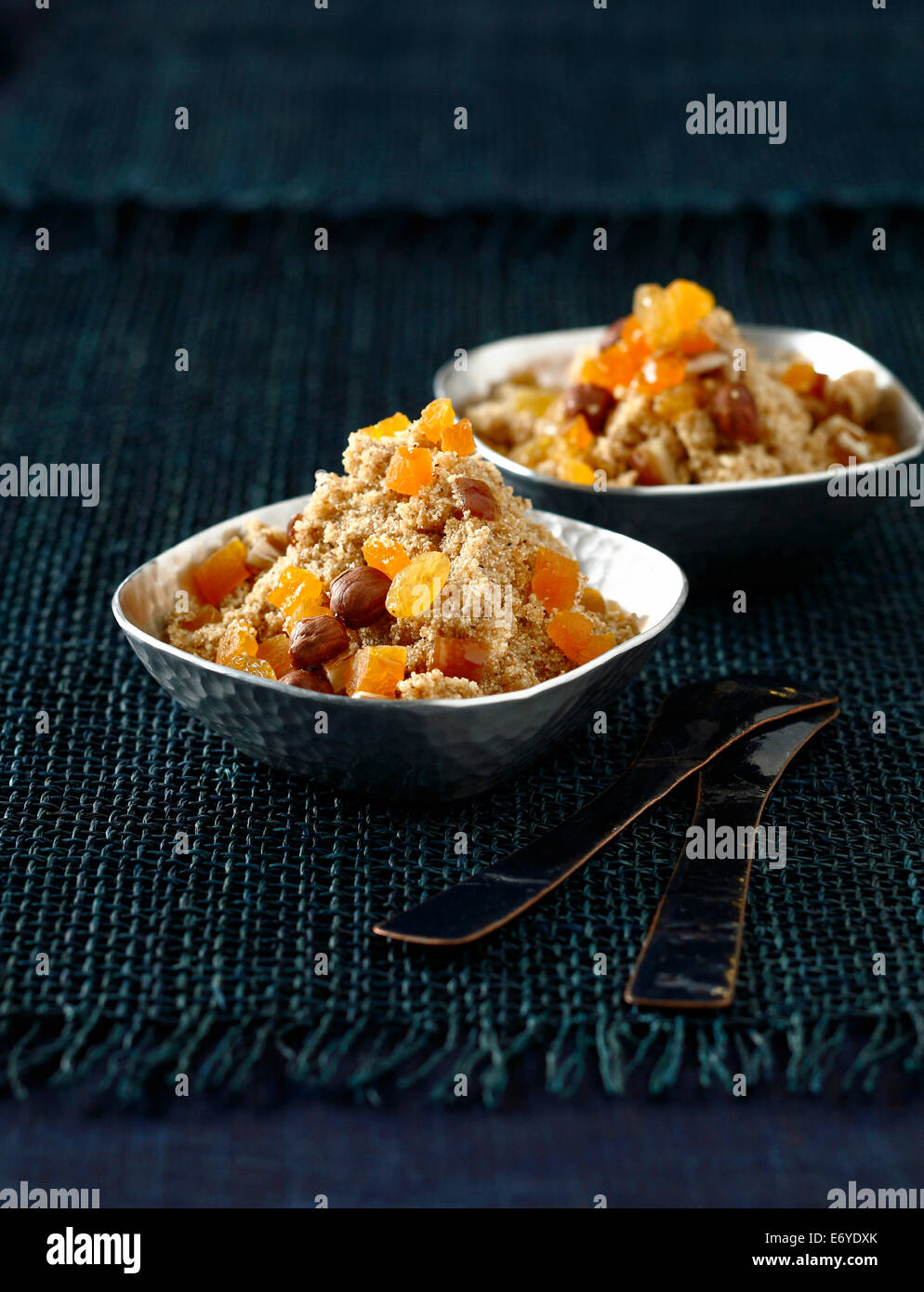 Tamina with dried fruit Stock Photo - Alamy