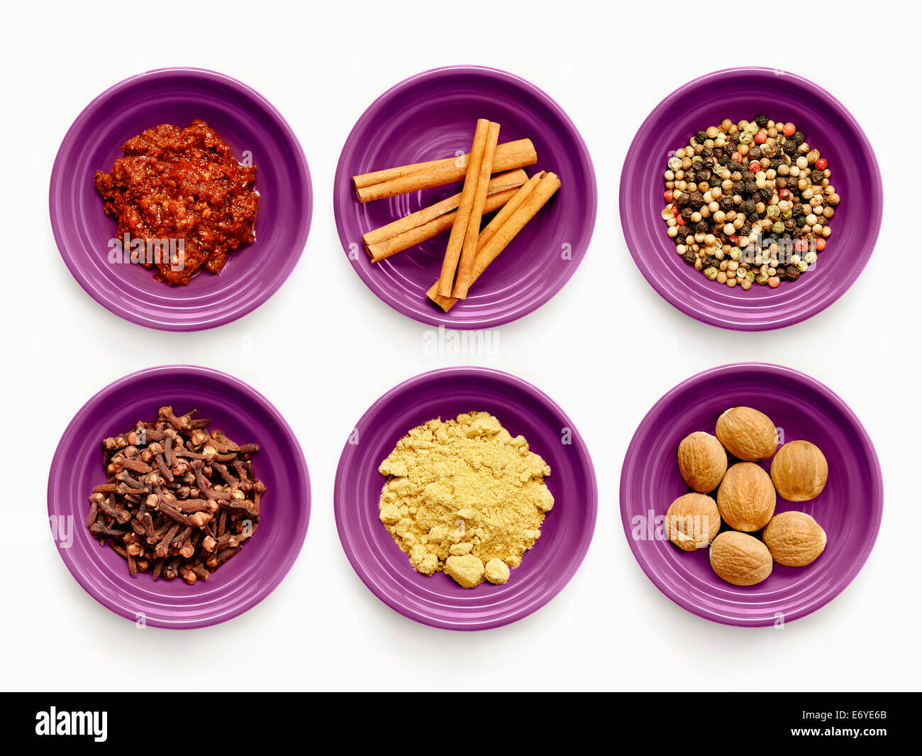 Selection of spices Stock Photo - Alamy