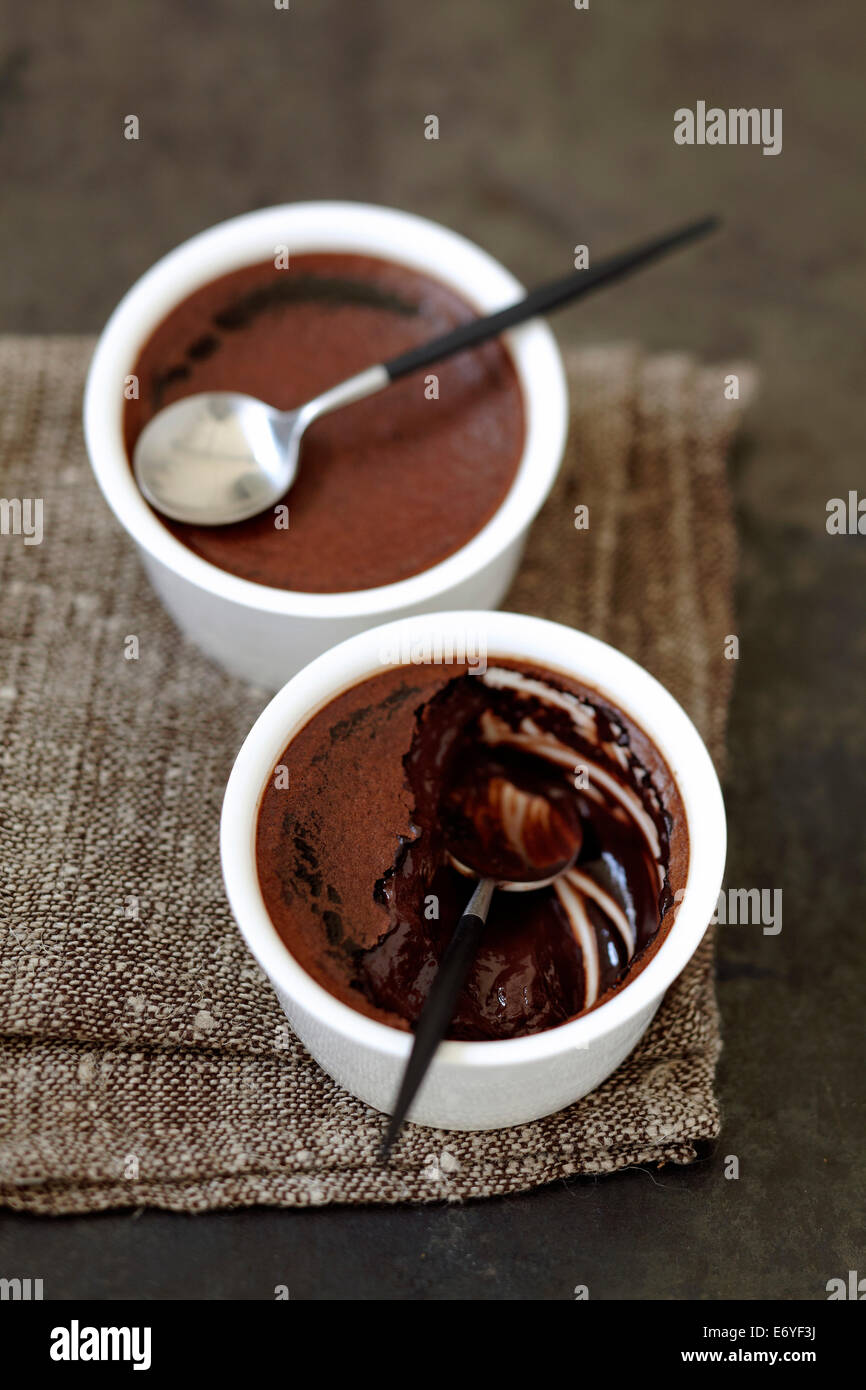 Pot of cream dessert hi-res stock photography and images - Alamy