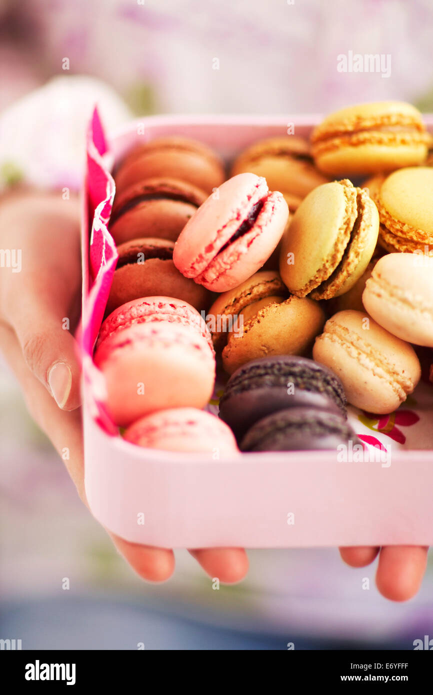 Assortment of macaroons Stock Photo - Alamy