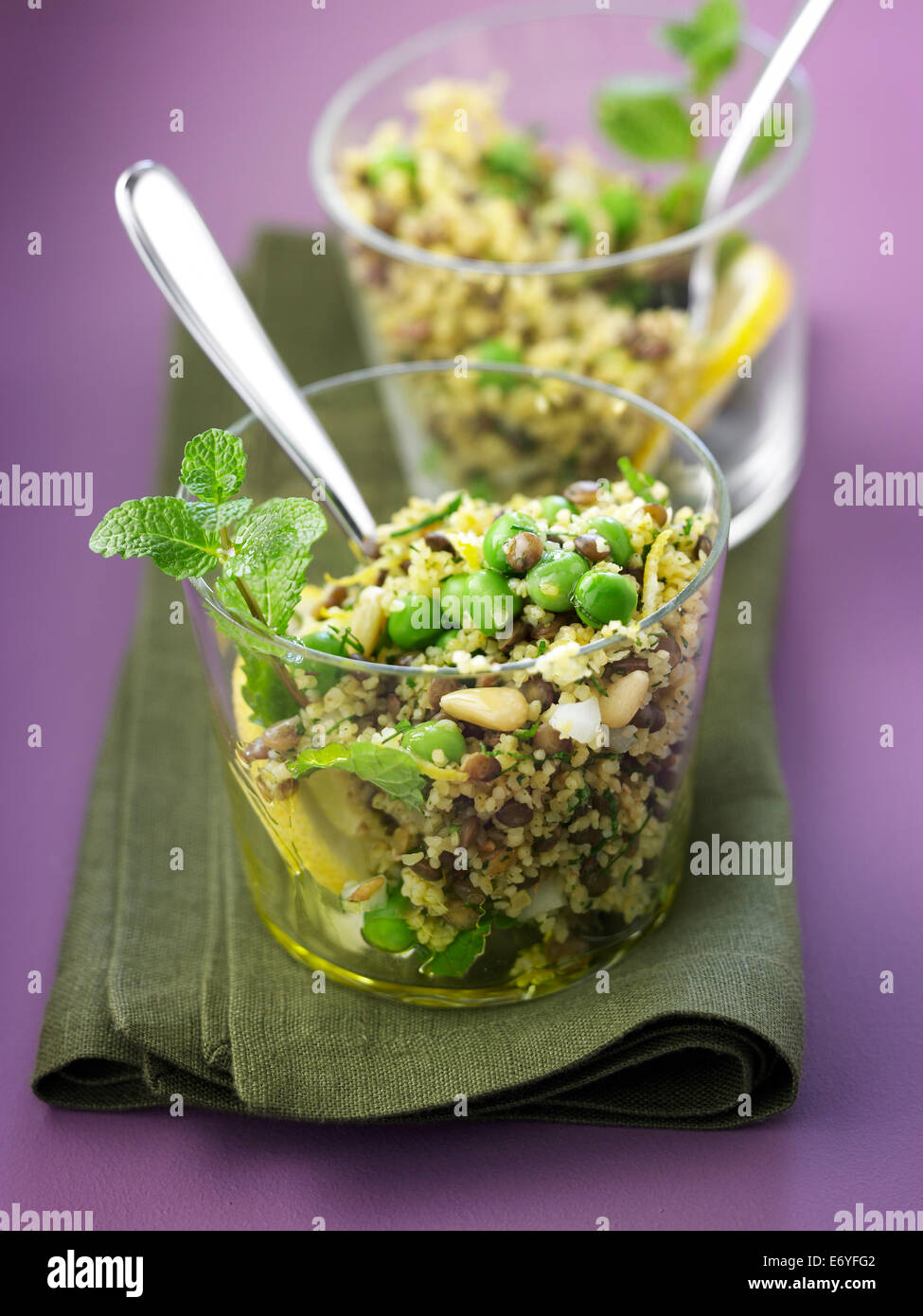 Bulghour with vegetables Stock Photo - Alamy