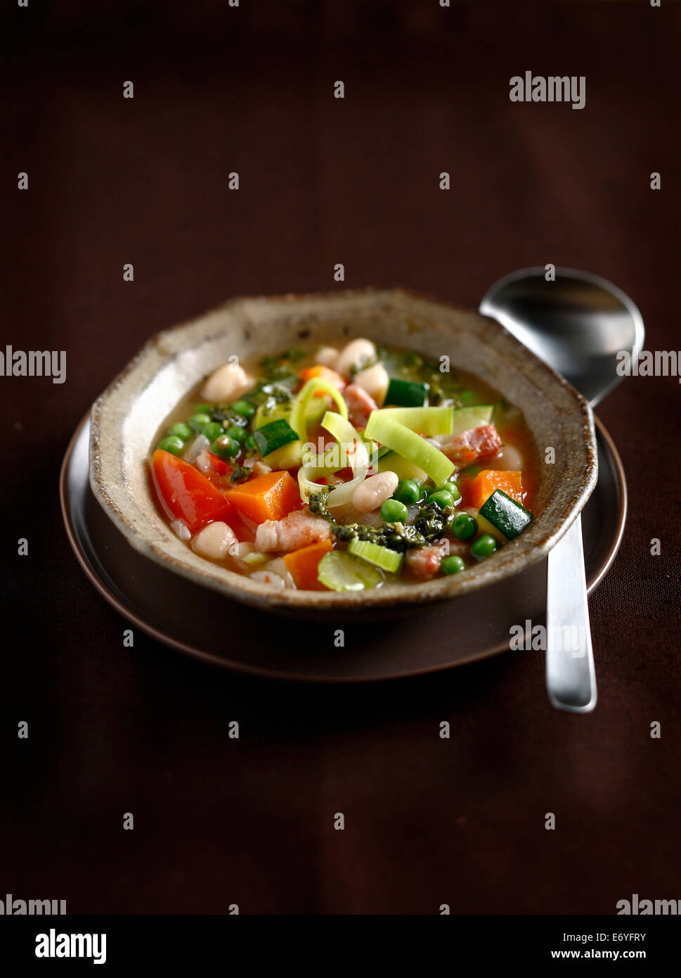 Minestrone hi-res stock photography and images - Alamy