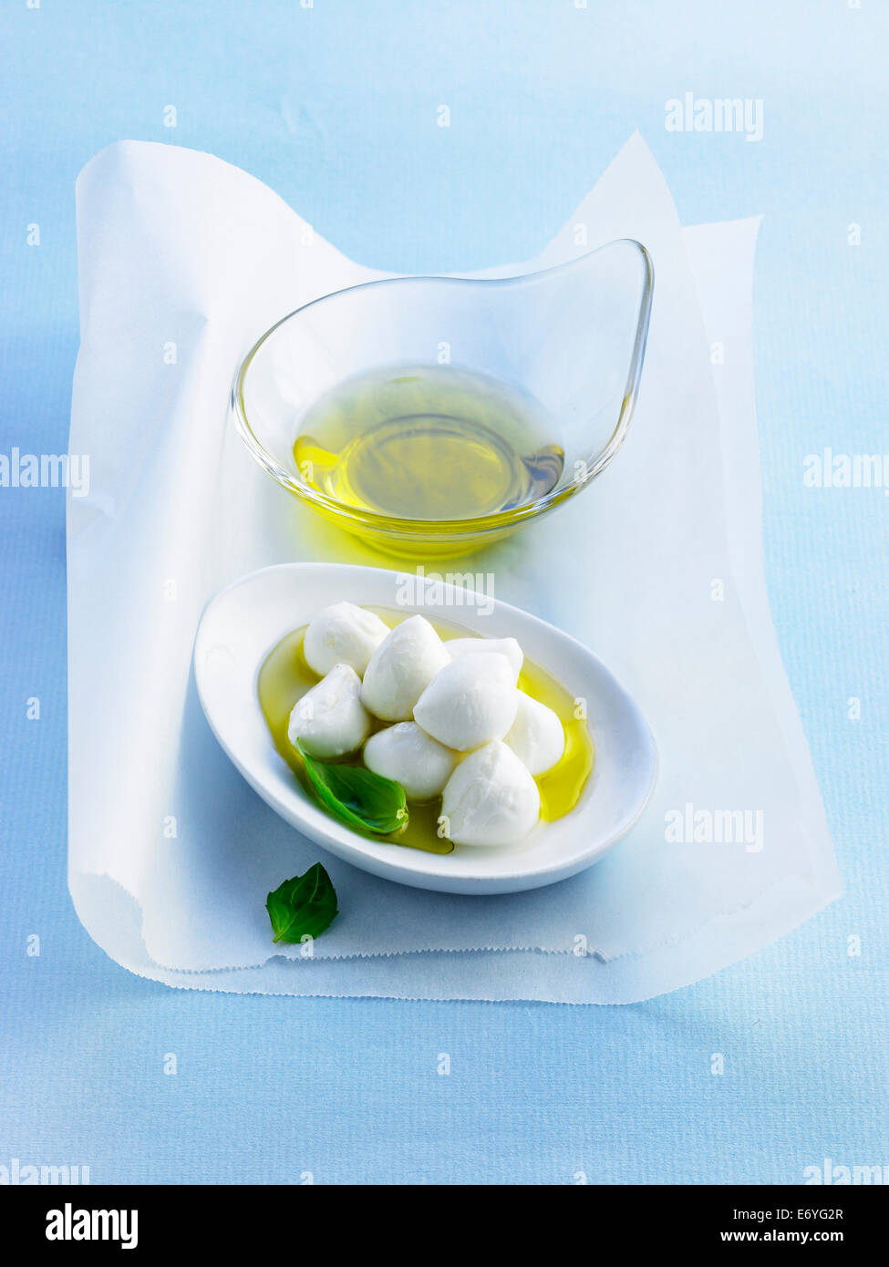 Mini mozzarella balls Stock Photo - Alamy