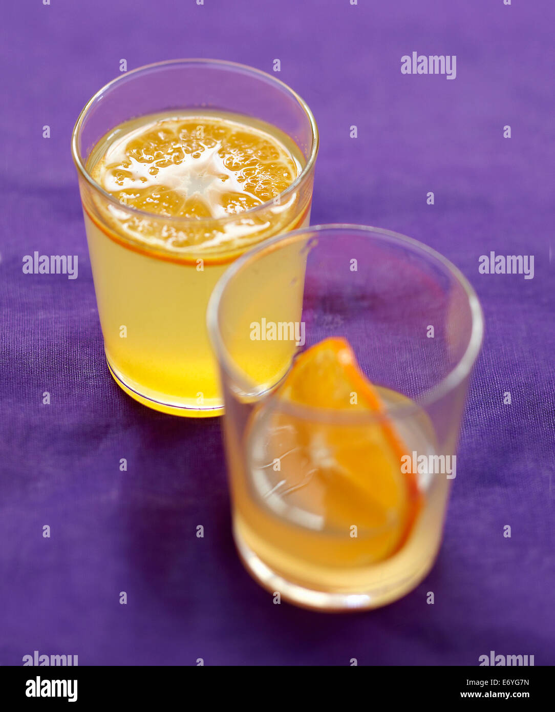 Mandarin orange cordial Stock Photo - Alamy