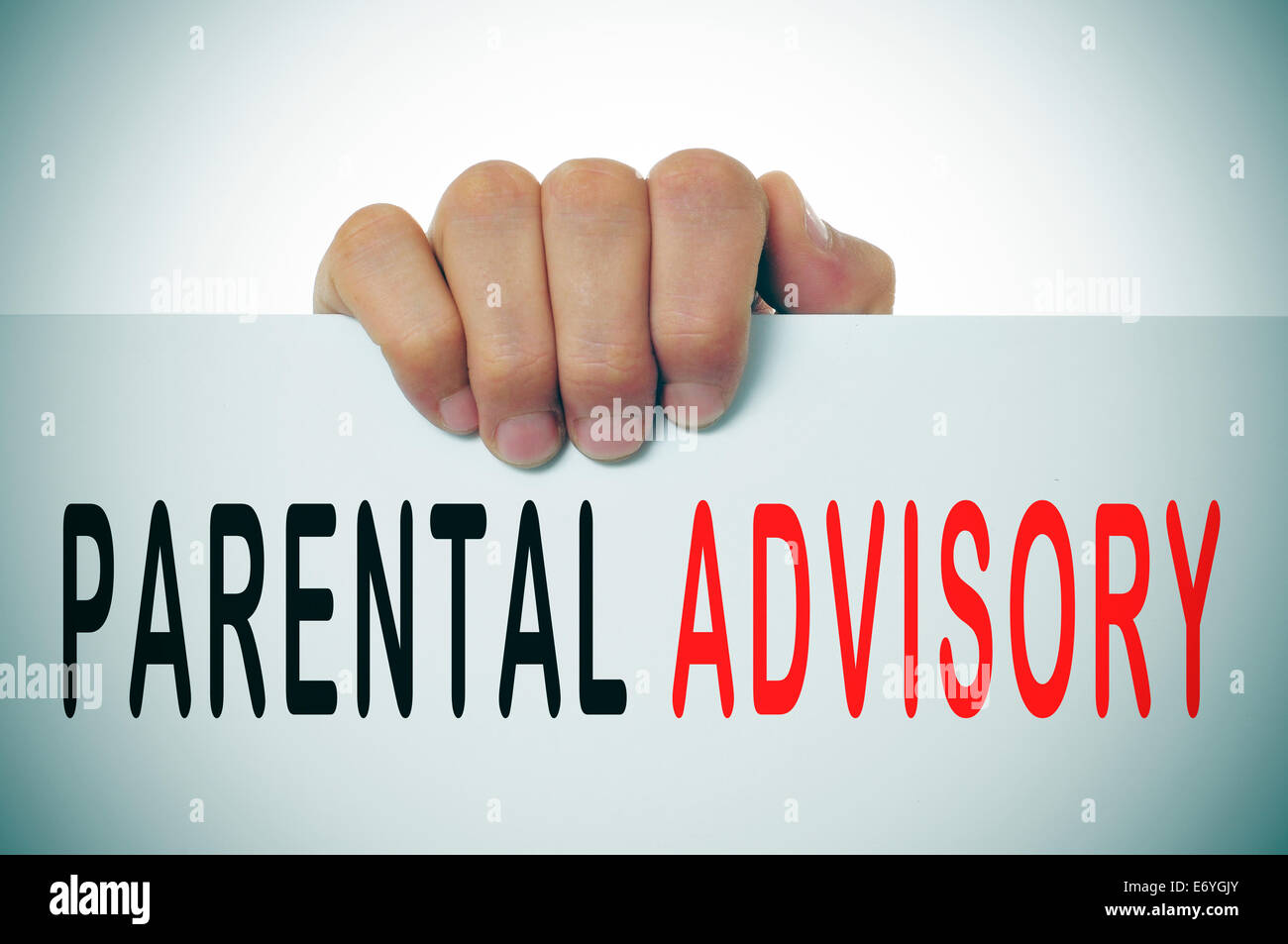 Parental advisory hi-res stock photography and images - Alamy