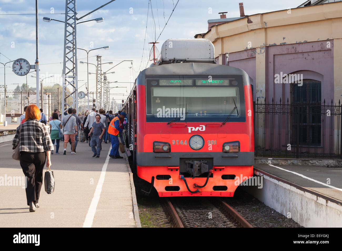 Electric locomotive russia hi-res stock photography and images - Alamy