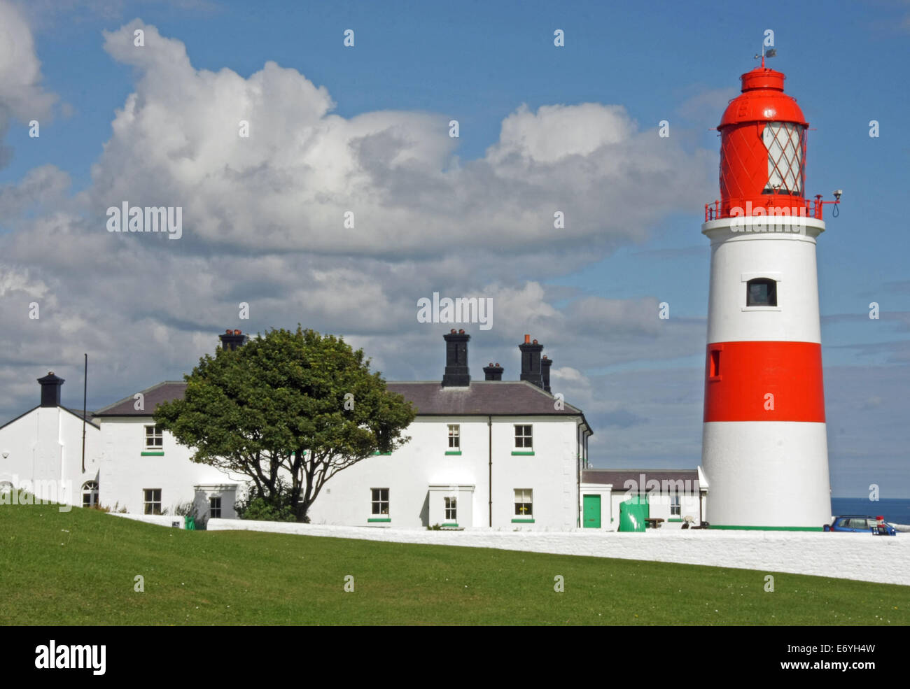 Souter Lighthouse at Marsden near Sunderland, Tyne & Wear, UK Stock ...