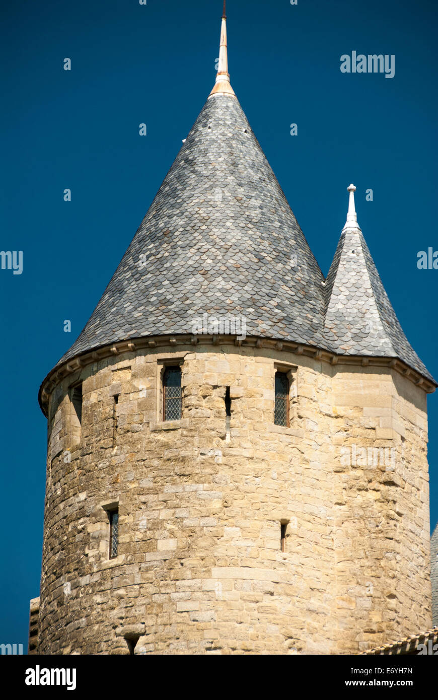 Stone tower turret ramparts hi-res stock photography and images - Alamy