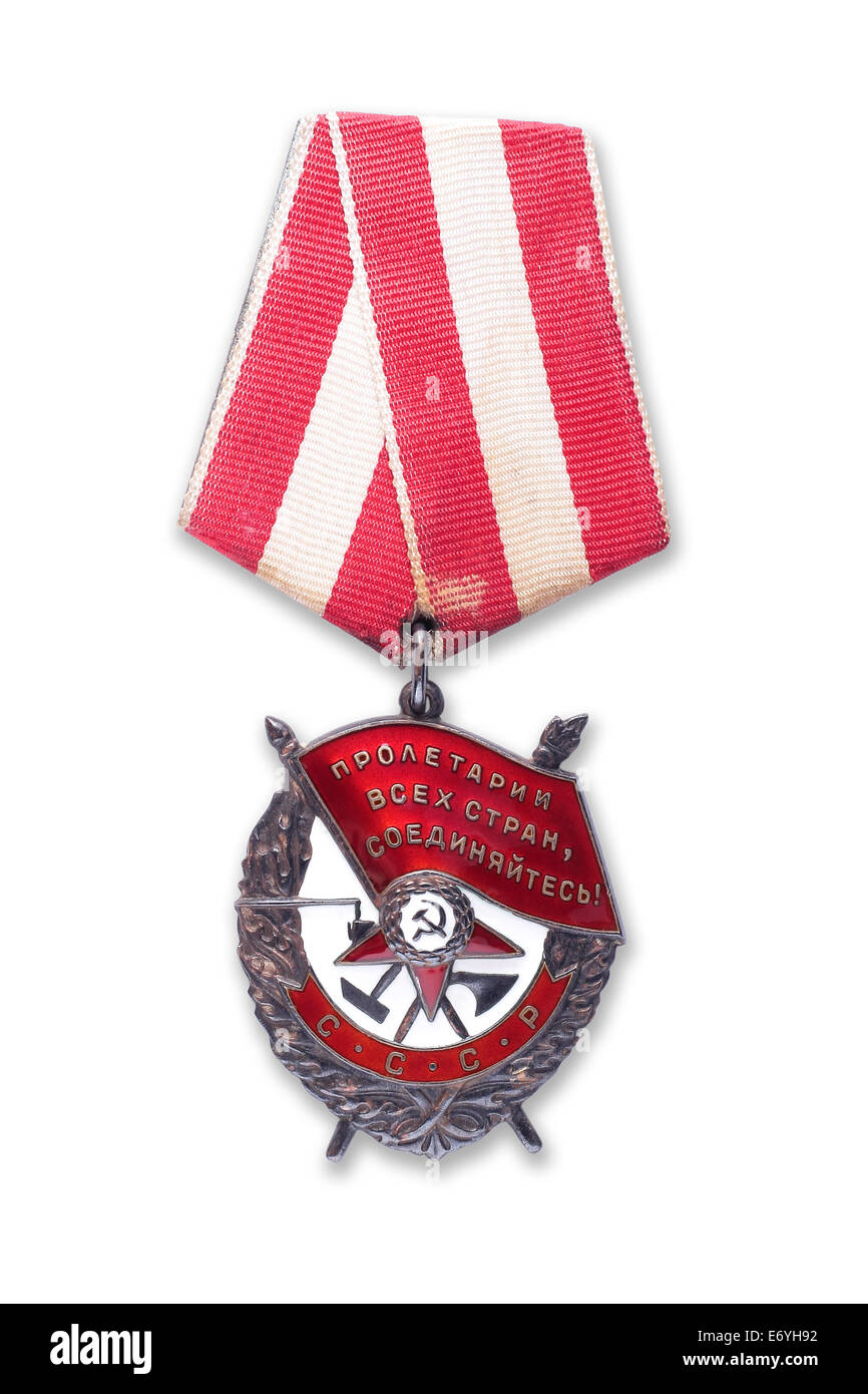 Soviet military of Order of the Red Banner.It is isolated, the worker ...