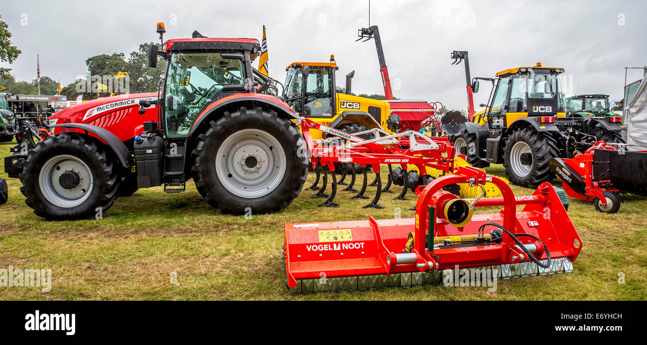 The Ben Burgess farm machinery display stand at the 2014 Aylsham ...