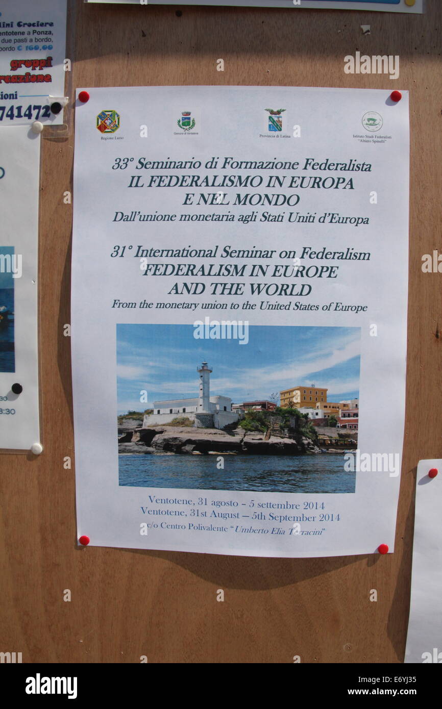 Rome, Italy. 31st Aug, 2014. 31st International Seminar on Federalism ...