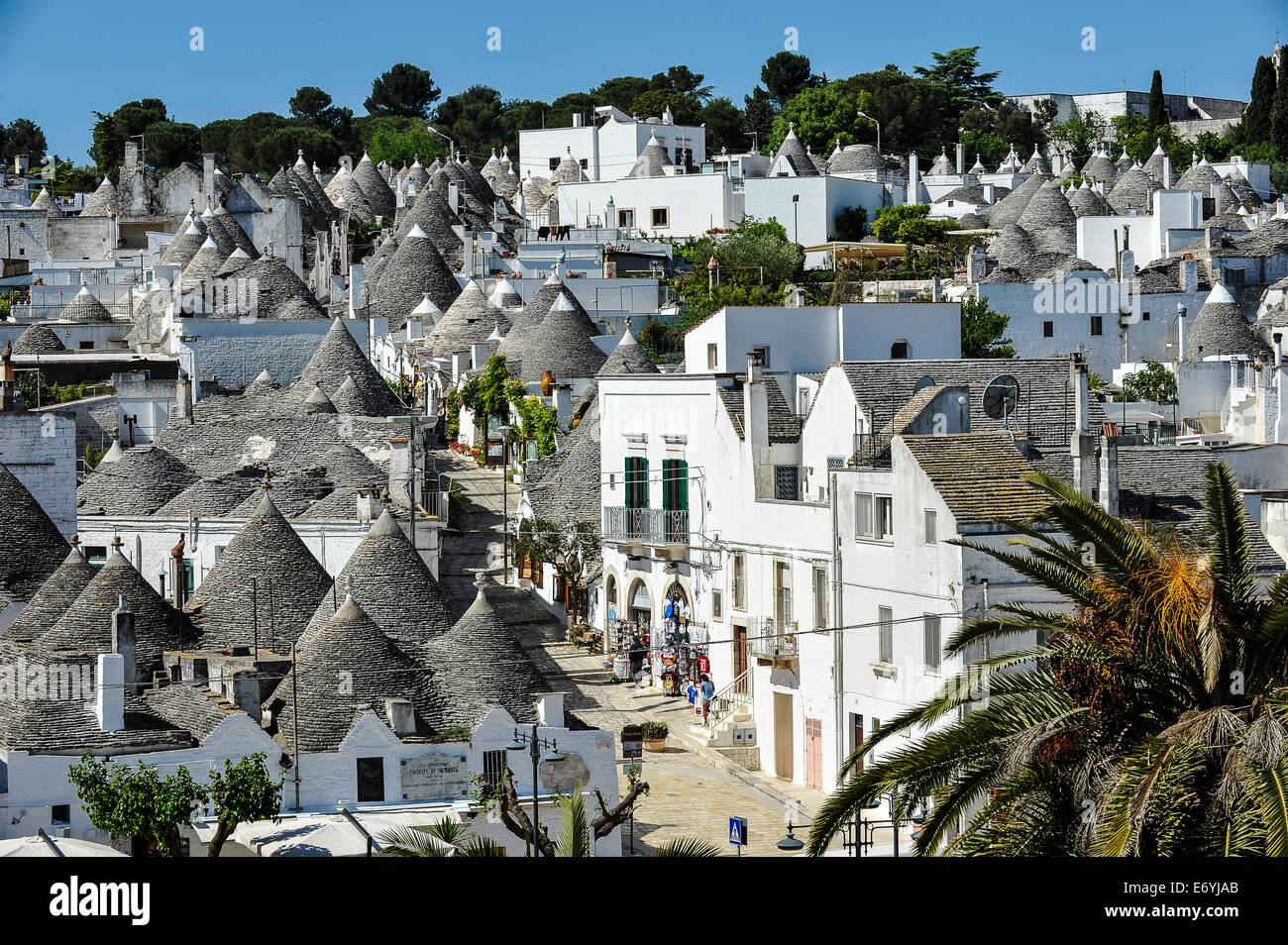 Italy Puglia Apuglia Alberobello Trulli houses. The Trulli of the Stock ...