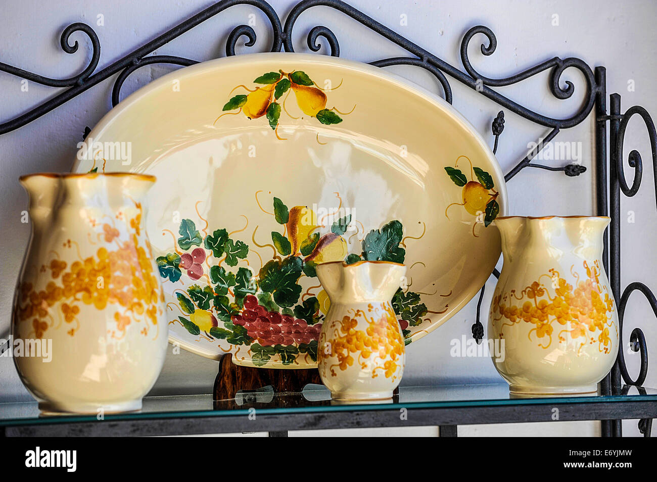 Italy Puglia Alberobello Traditional artistic pottery of high quality ...