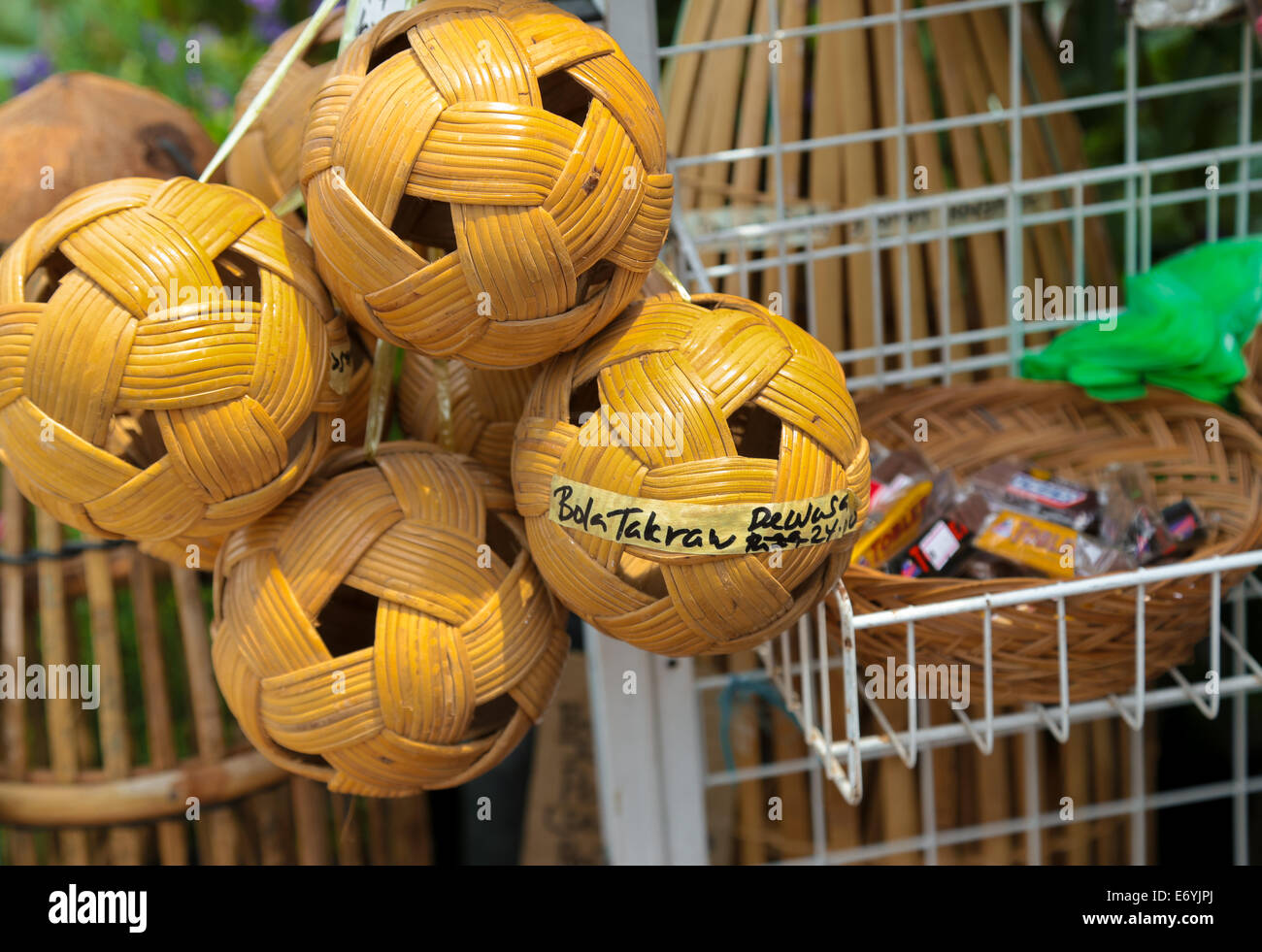 Kick volleyball / sepak takraw ball Stock Photo - Alamy