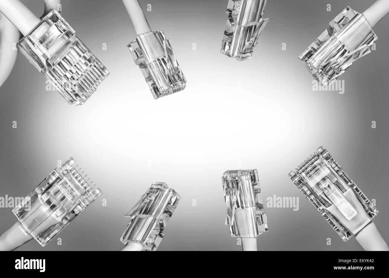 close upshot of lan cable networking Stock Photo - Alamy