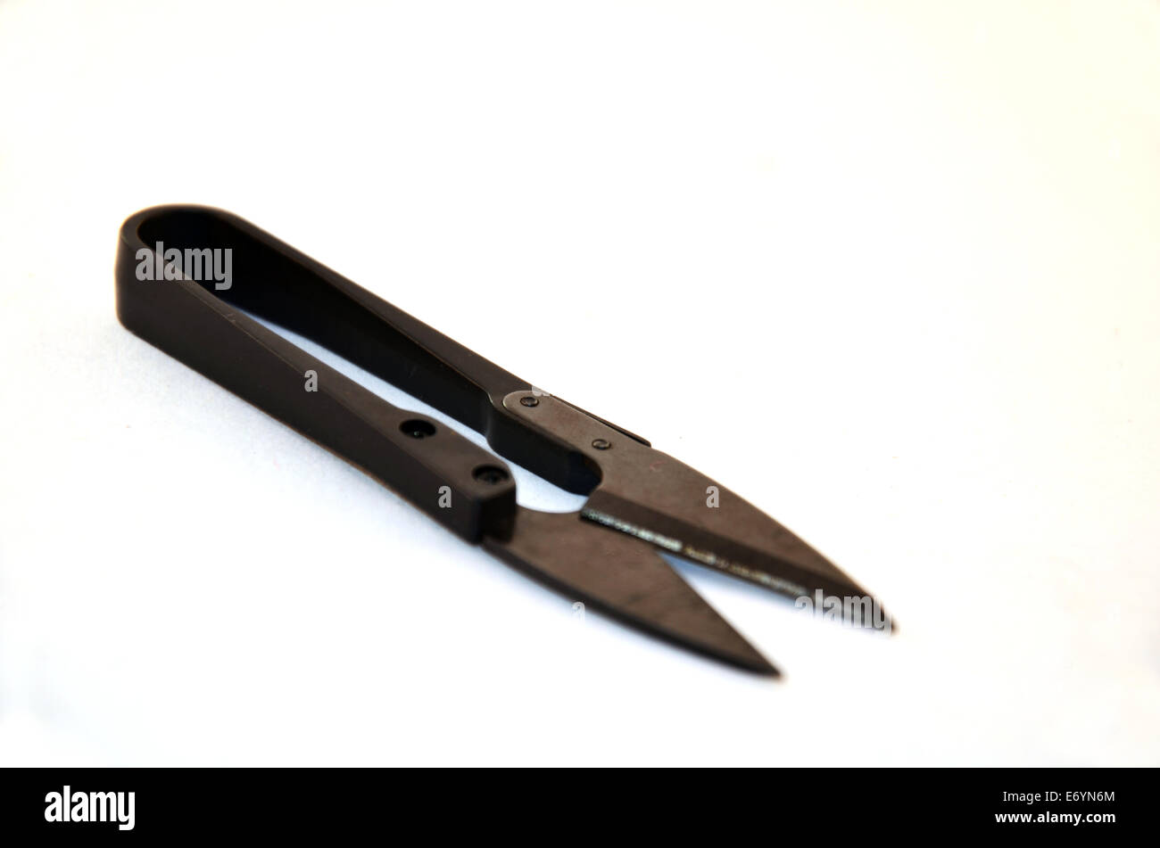 Cutting fabric scissors Cut Out Stock Images & Pictures - Alamy