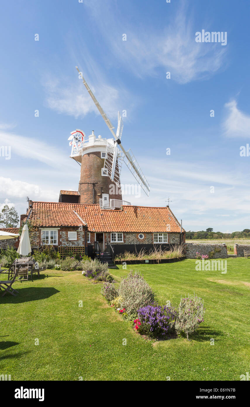 Cley windmill at Cley-next-the-Sea, a small coastal village in north ...