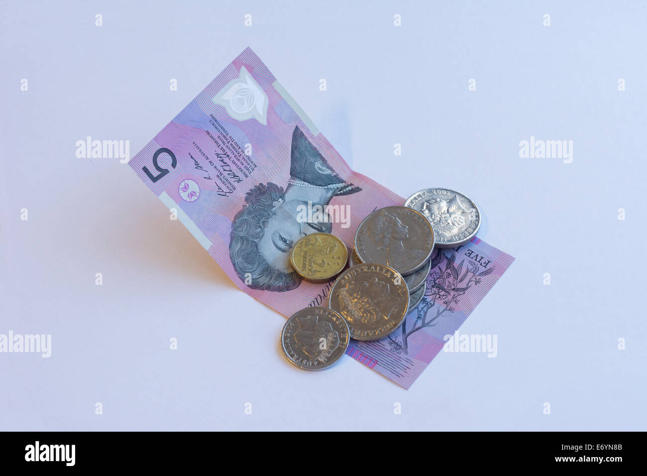 Loose Change Australian Currency Money Stock Photo - Alamy
