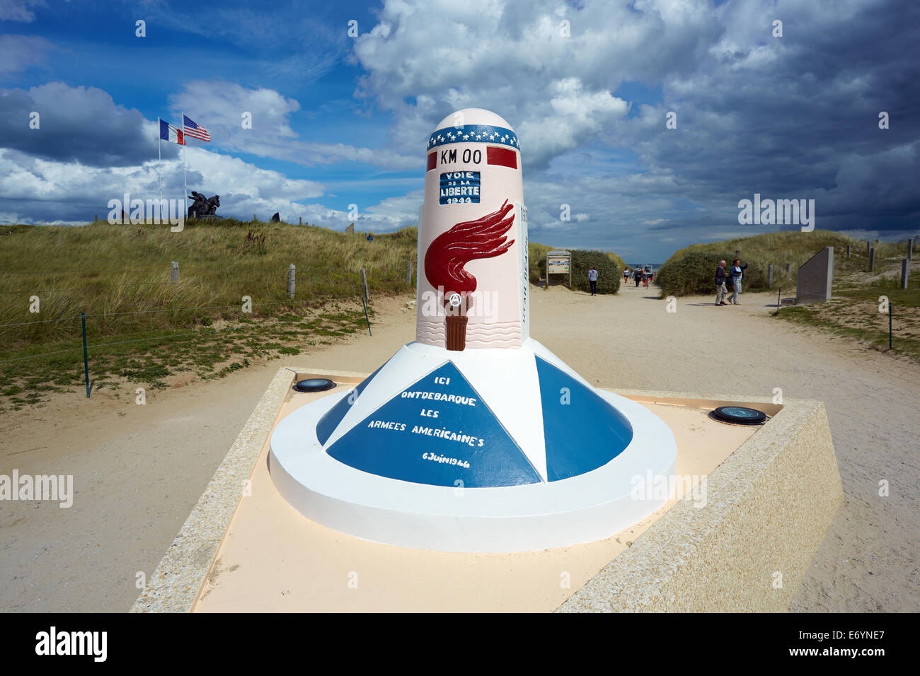 Utah Beach memorial - marks the start of 'The Road to Liberty' 6th ...