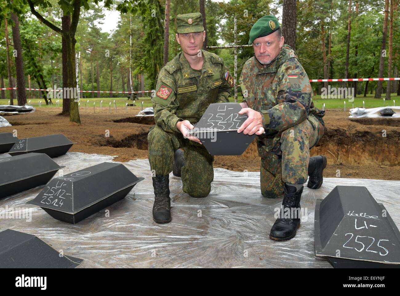 Halbe, Germany. 2nd Sep, 2014. Major of the Russian army Sergey ...