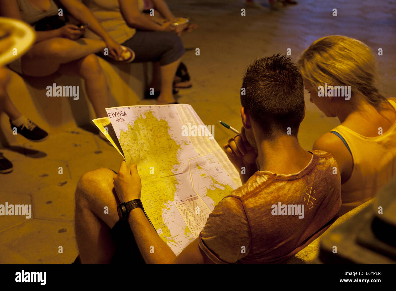 Spain map night hi-res stock photography and images - Alamy