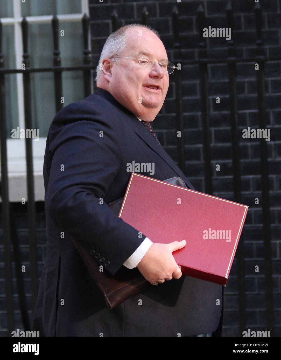 London, UK, 2nd September 2014: Eric Pickles seen at Downing street in ...