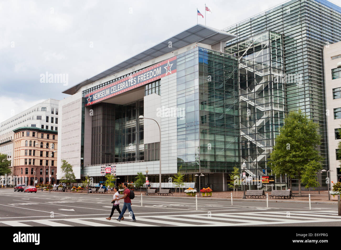 Newseum building - Washington, DC USA Stock Photo - Alamy