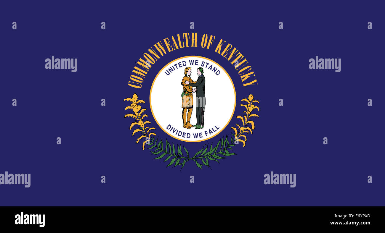 The State Flag of Kentucky Stock Photo - Alamy
