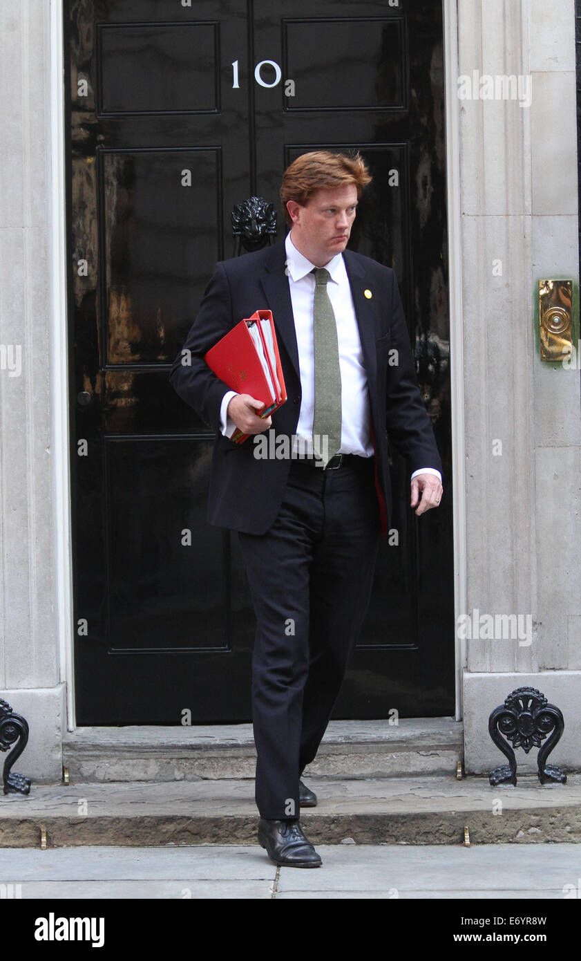 Danny alexander seen at downing street in london hi-res stock ...