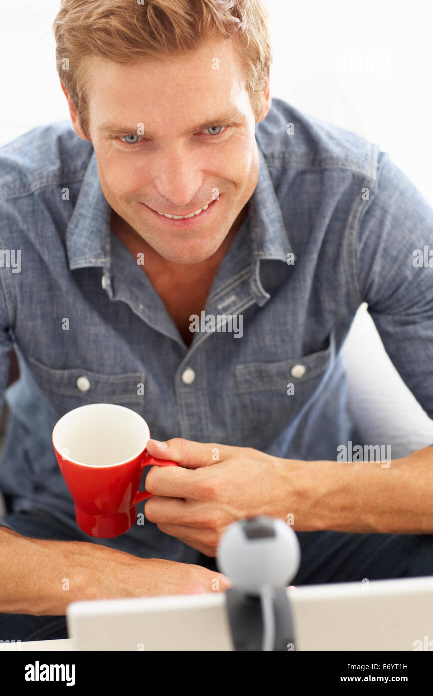 Skype family hi-res stock photography and images - Alamy