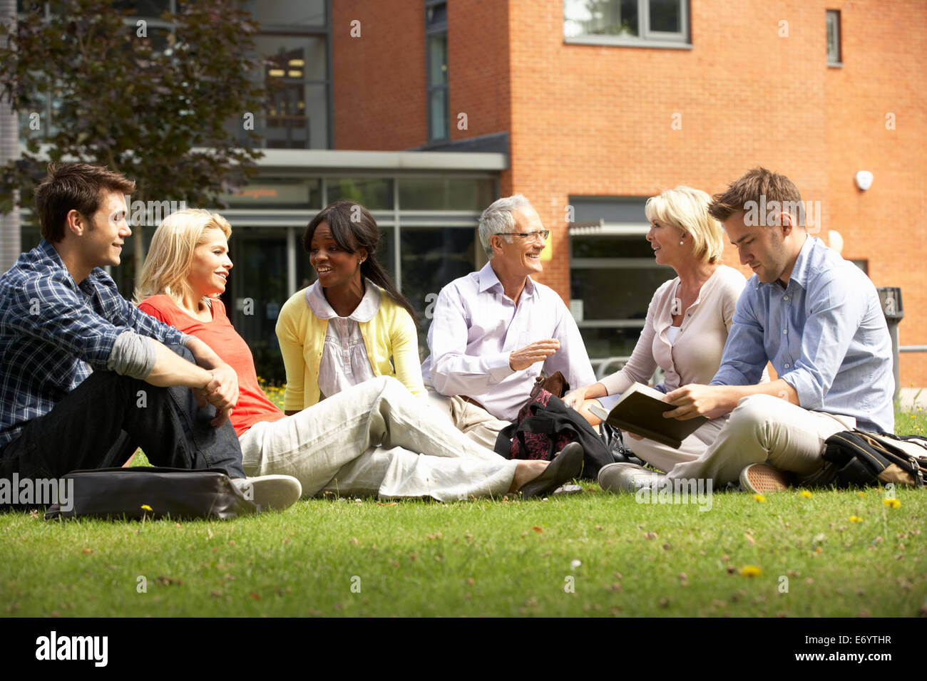 Group people outside hi-res stock photography and images - Alamy