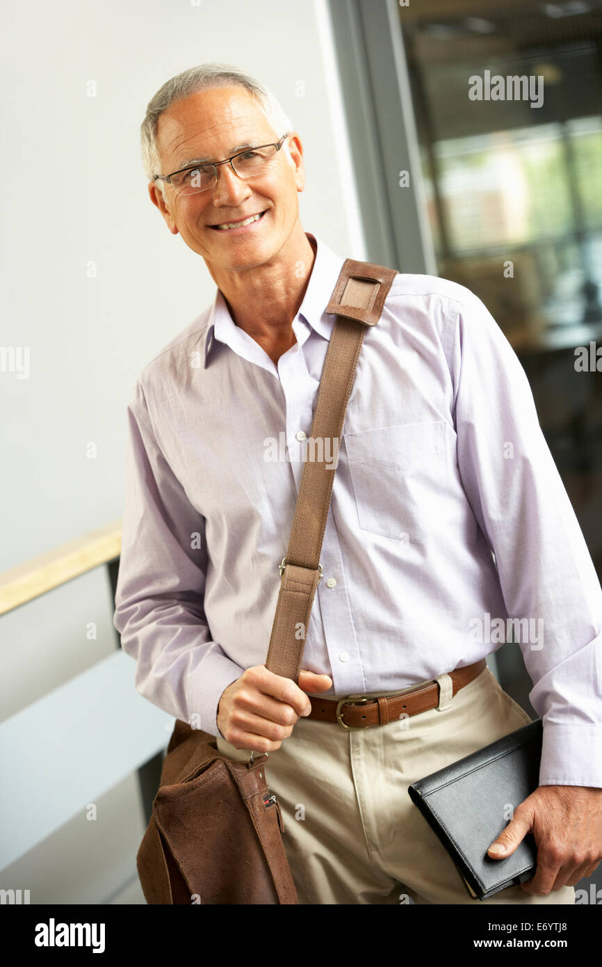 Senior student in college Stock Photo - Alamy