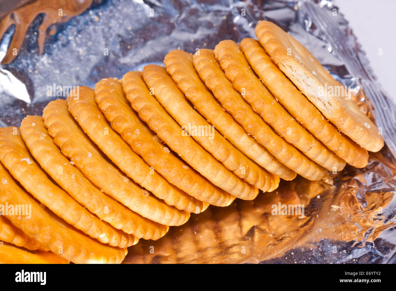 bread snack on paper background Stock Photo - Alamy