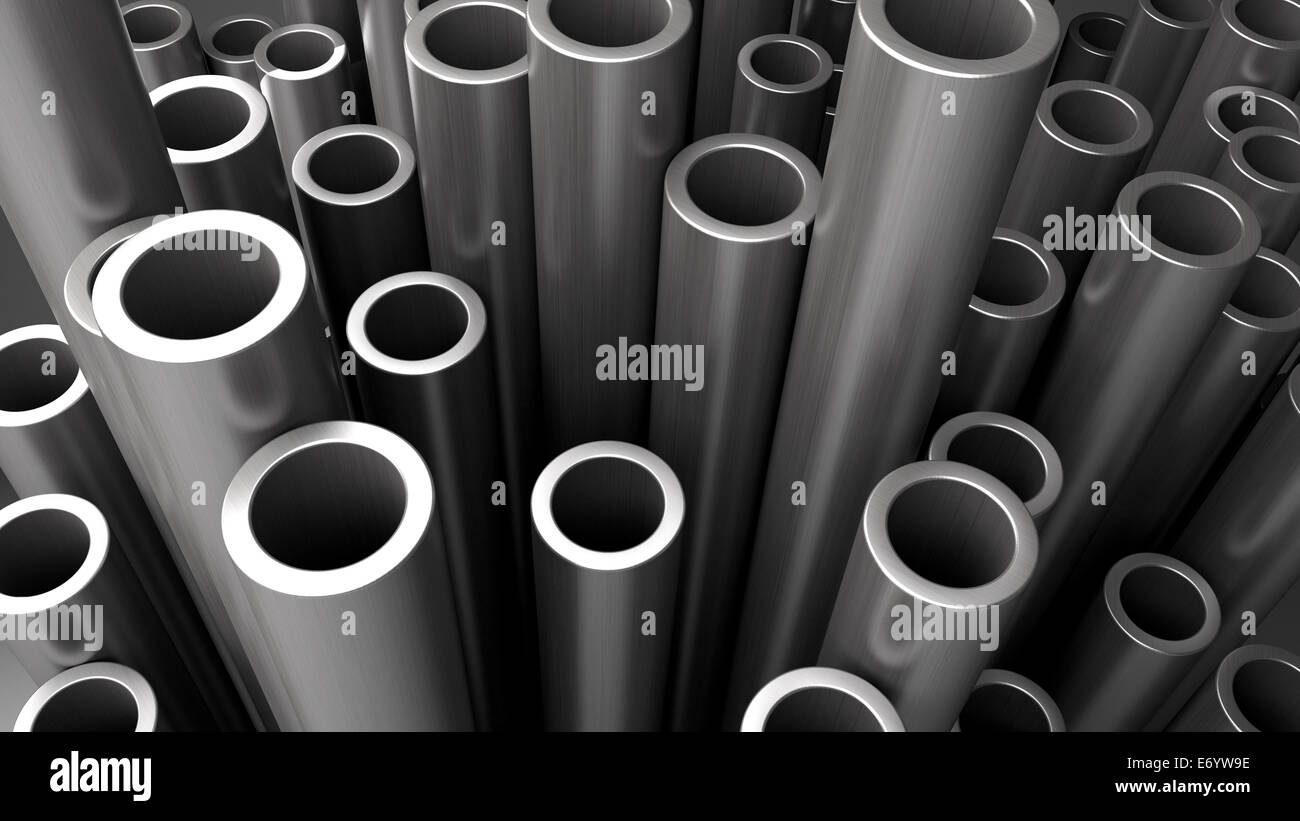 Construction cylinder engineering metal pipe pipeline render tube hi ...