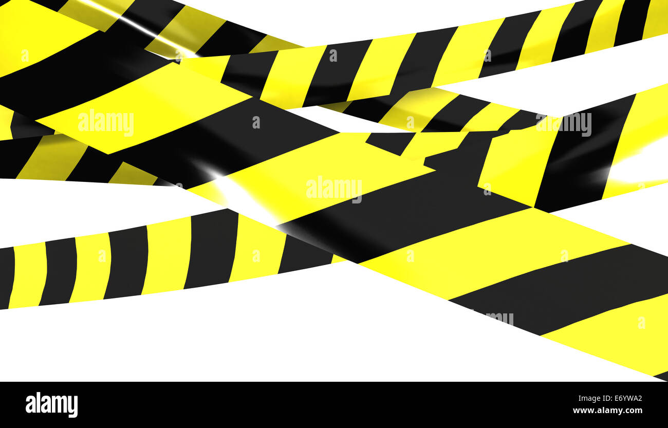 Black and yellow police stripe border hi-res stock photography and ...