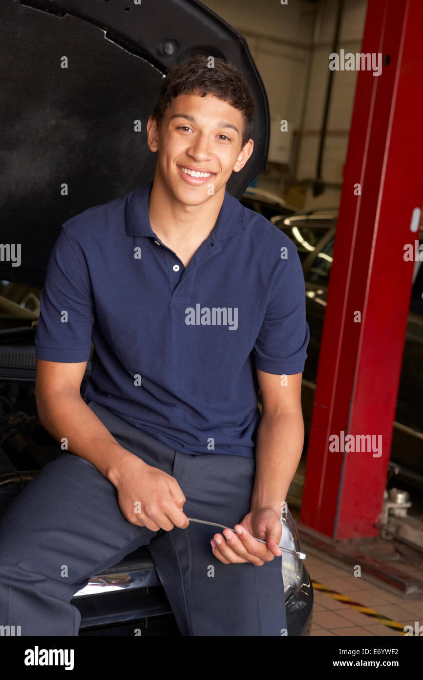 Vertical portrait young apprentice hi-res stock photography and images ...