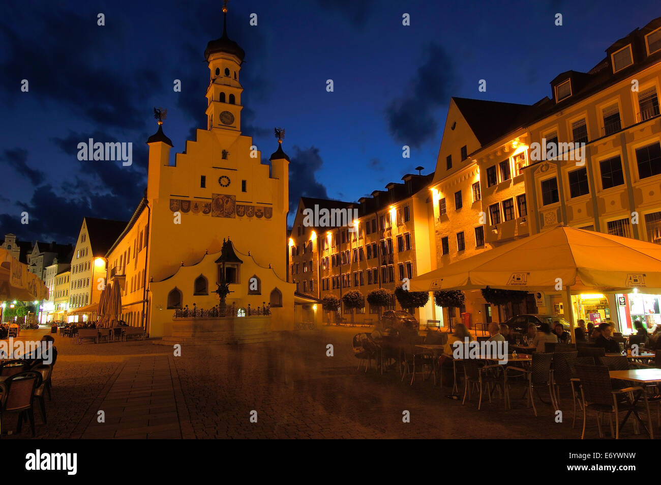 Kempten, Allgau, Town Hall, Rathaus, Allgaeu, Bavaria, Germany Stock ...