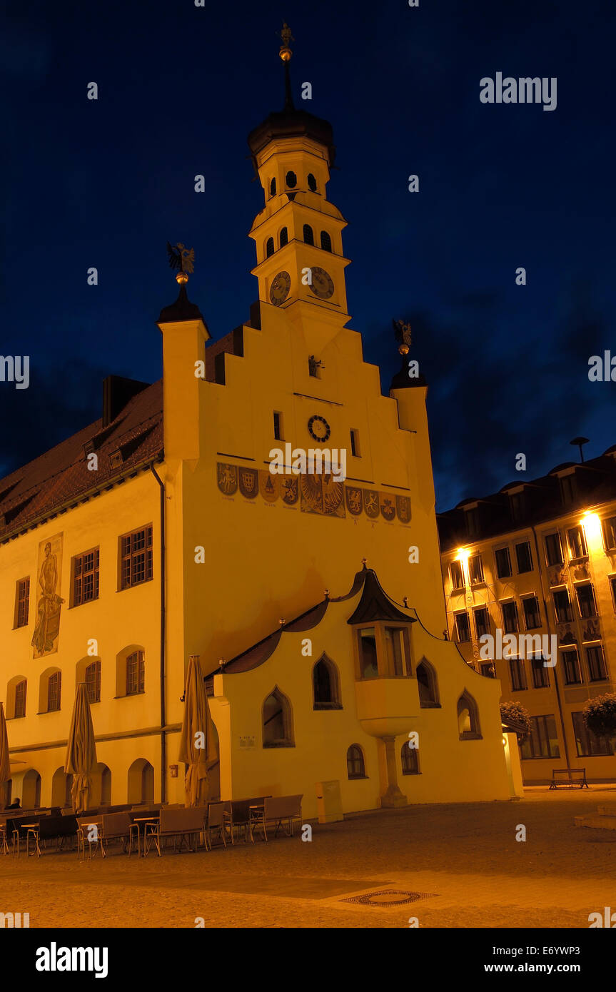Kempten, Allgau, Town Hall, Rathaus, Allgaeu, Bavaria, Germany Stock ...