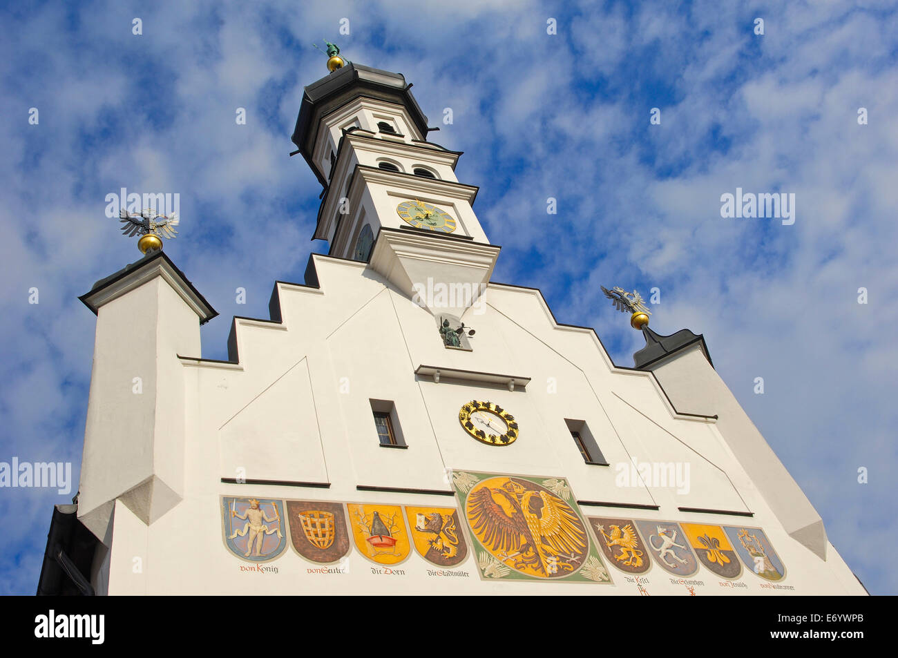 Kempten, Allgau, Town Hall, Rathaus, Allgaeu, Bavaria, Germany Stock ...
