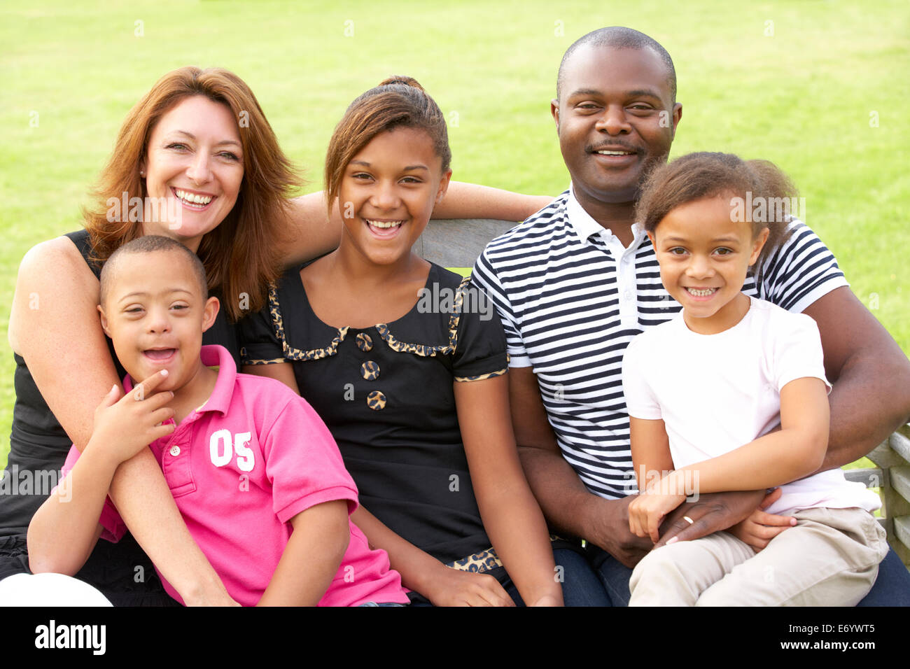 Sister brother with downs syndrome hi-res stock photography and images ...