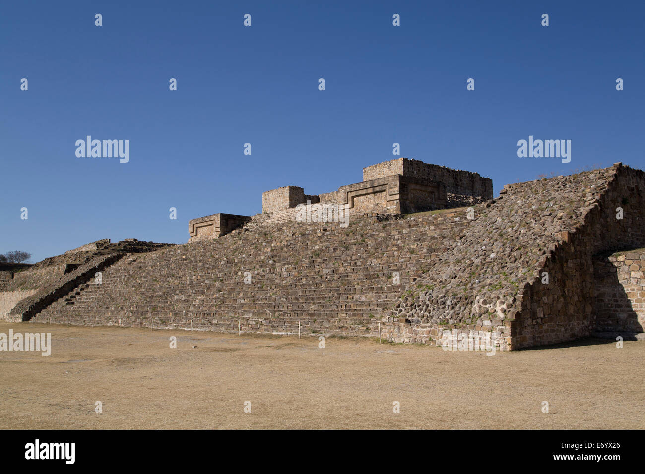 Mexico, Oaxaca, Monte Alban, Building H Stock Photo - Alamy