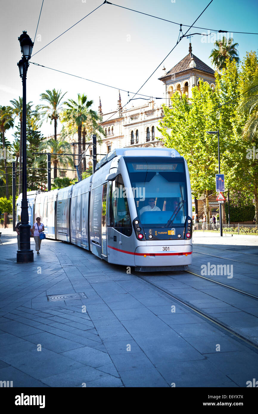 Seville public transport hi-res stock photography and images - Alamy
